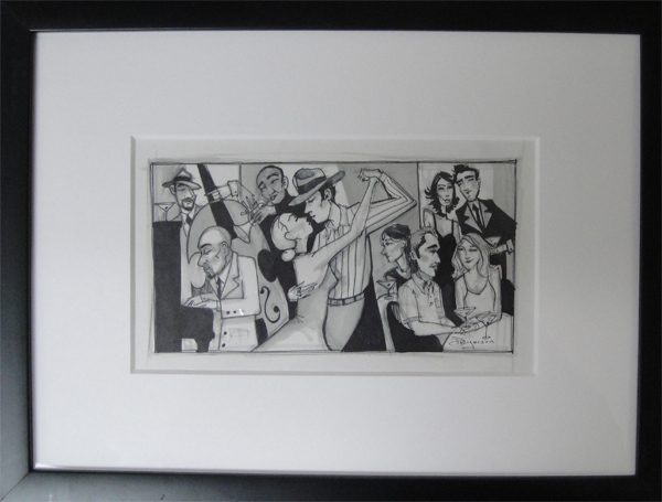 Disney Fine Art Tim Rogerson A Night Of Jazz Original Original Art