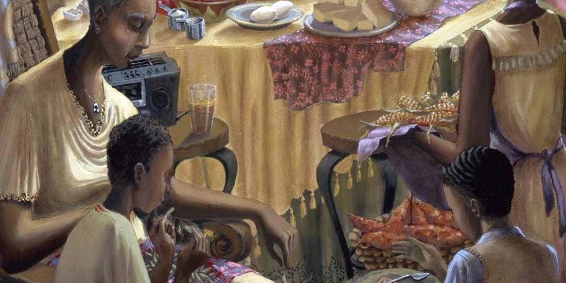 John Holyfield Soul Food Lithograph African American Fine Art