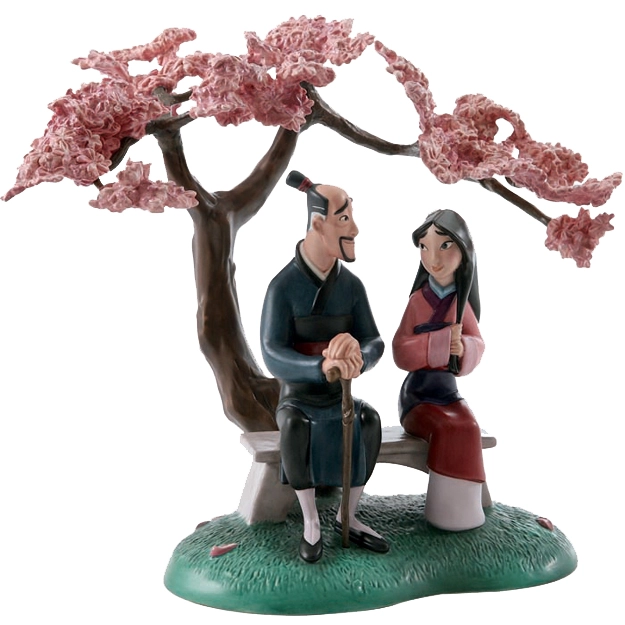 WDCC Disney Classics Mulan And Father When It Blooms It Will Be The ...