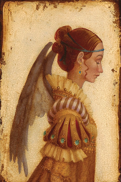 James Christensen Portrait of Isabella Grimaldi as an Angel Limited Edition