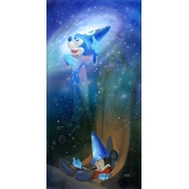 The Flight Of Fantasy - From Disney Fantasia by John Rowe | Disney Fine ...