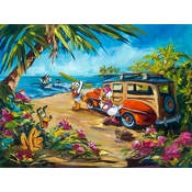 Beach Daze by Steve Barton | Disney Fine Art Giclee On Canvas ...