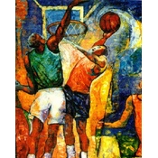 Slam Dunk Artist Signed Serigraph Artist Proof by William Tolliver ...